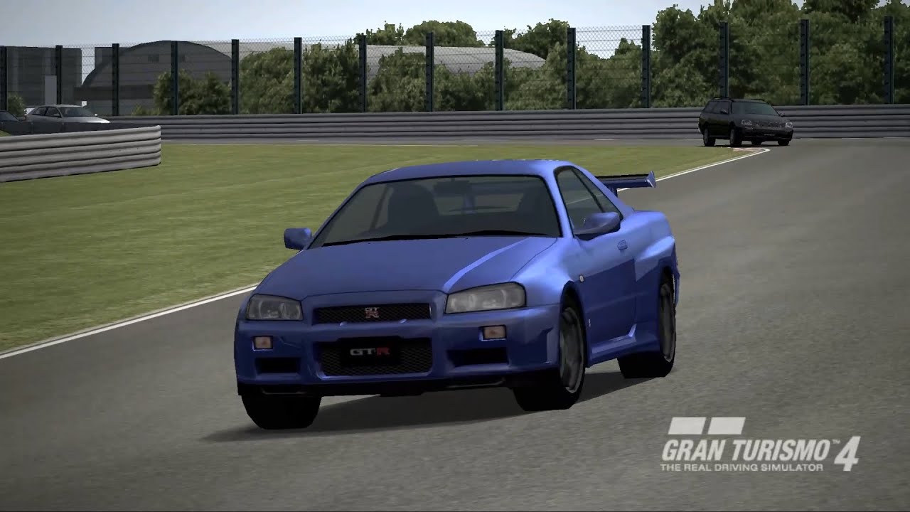 Gran Turismo 4 - Nissan Skyline GT-R (R34) Racing & Replay Gameplay ...