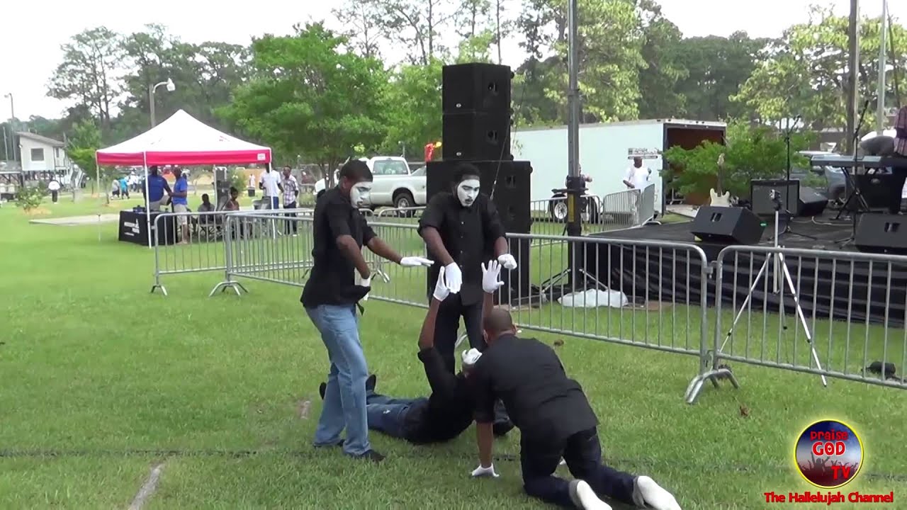 Romans 12:5 Mime Ministry at Juneteenth on PraiseGodTV - Romans 12:5 ...
