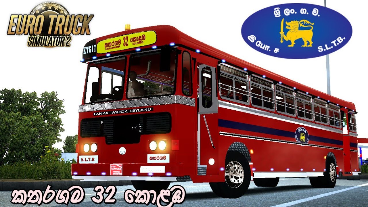 SLTB Bus in ETS2 | Sri Lankan Bus Mod | Euro Truck Simulator 2 - YouTube