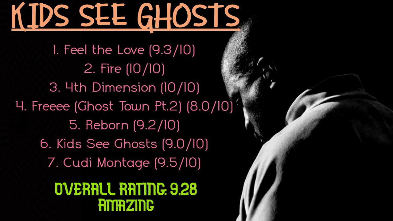 KIDS SEE GHOSTS by Kanye West & Kid Cudi. Grading the songs and the ...