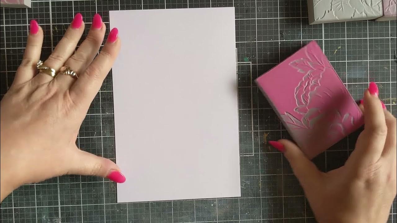Another great technique with embossing folders and stamping foam! - YouTube