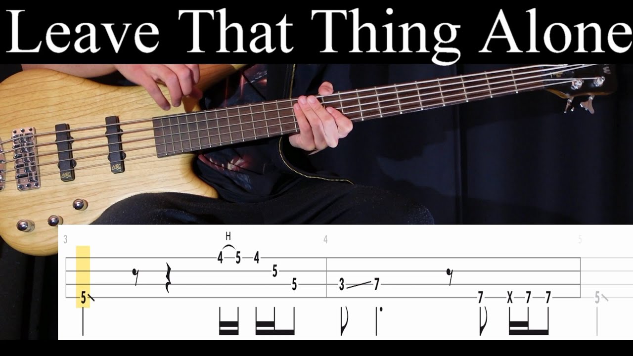 Leave That Thing Alone (Rush) - Bass Cover (With Tabs) by Leo Düzey ...