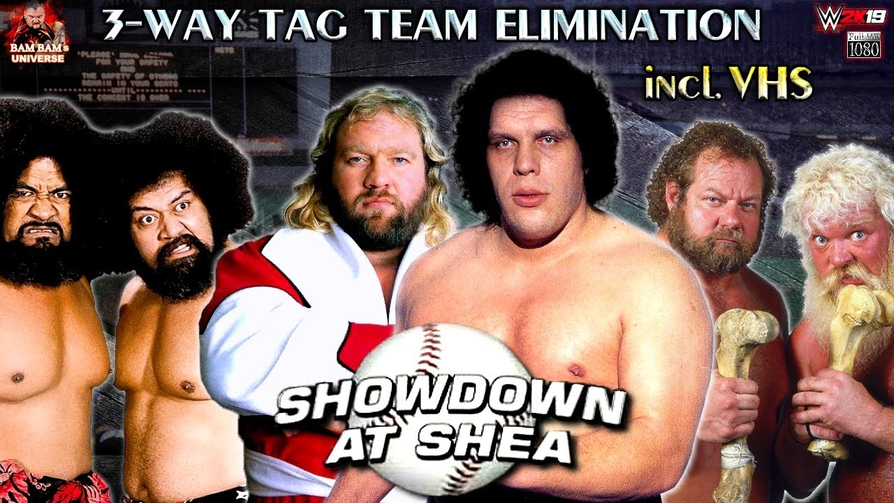 The Wild Samoans VS. The Moondogs VS. Big John Studd & André the Giant ...