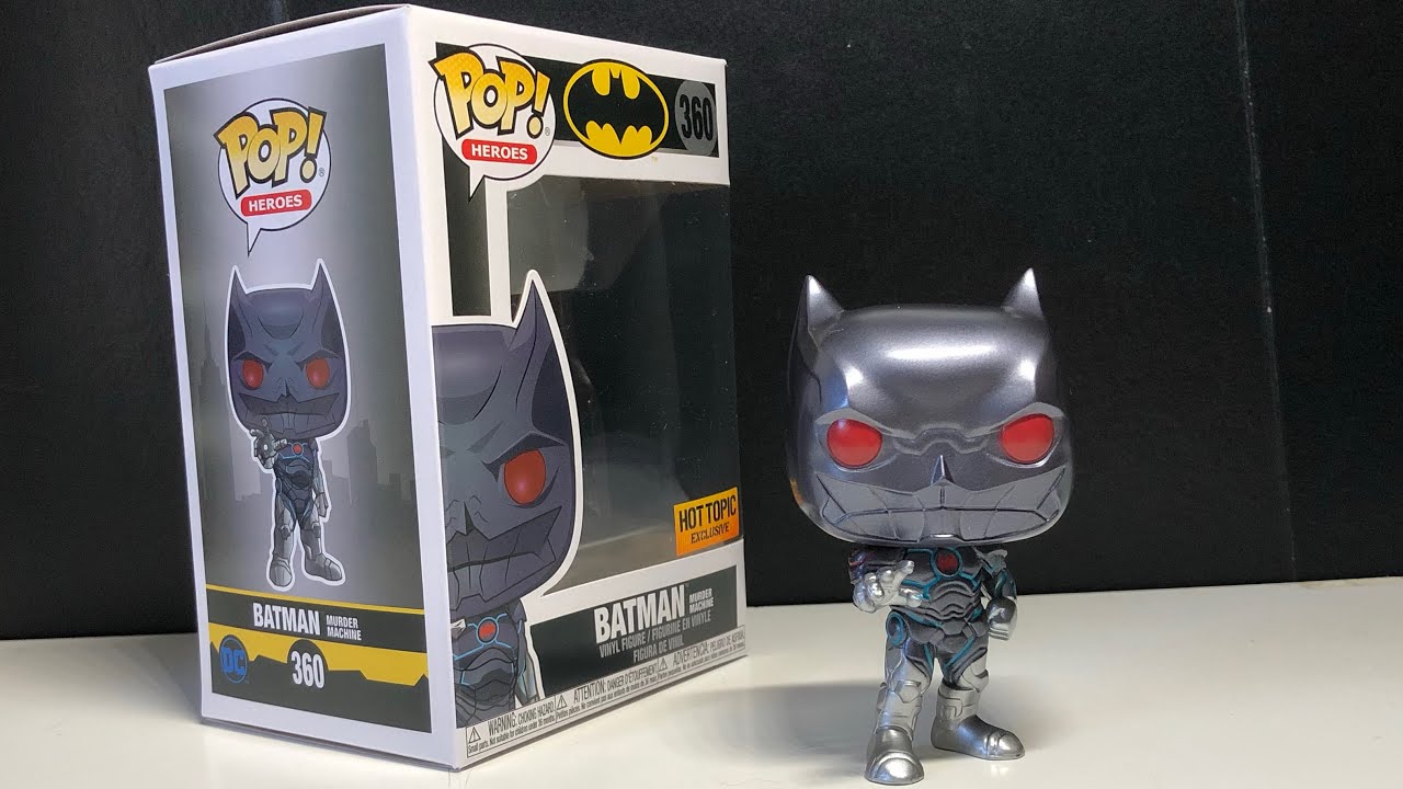 Funko POP! Hot Topic Exclusive DC Comics Batman Murder Machine Review ...