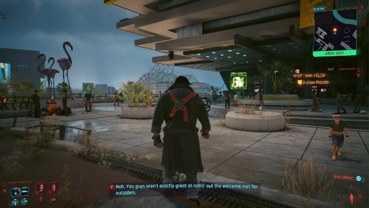 Cyberpunk 2077 helicopter going crazy - YouTube