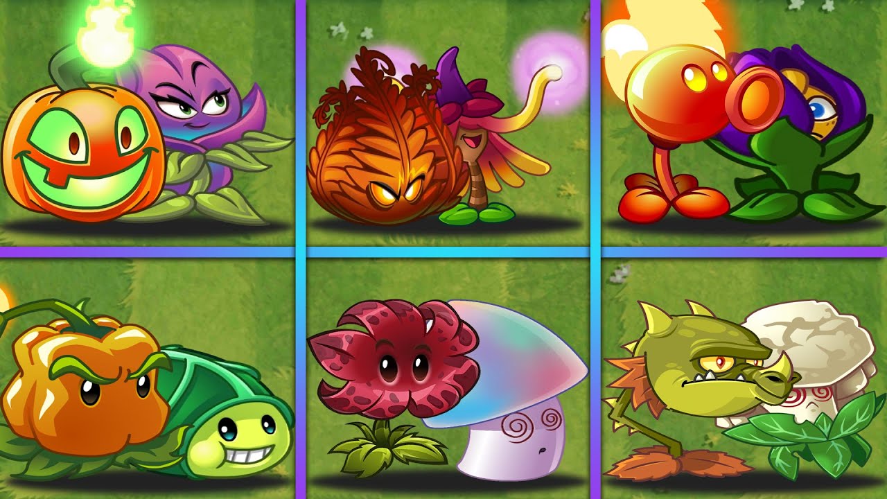 PvZ 2 | FIRE & MAGIC Plants 6 PAIR Team vs Team Zombie - Who Will Win ...