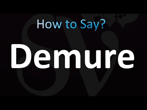 How to Pronounce Demure (Correctly!) - YouTube
