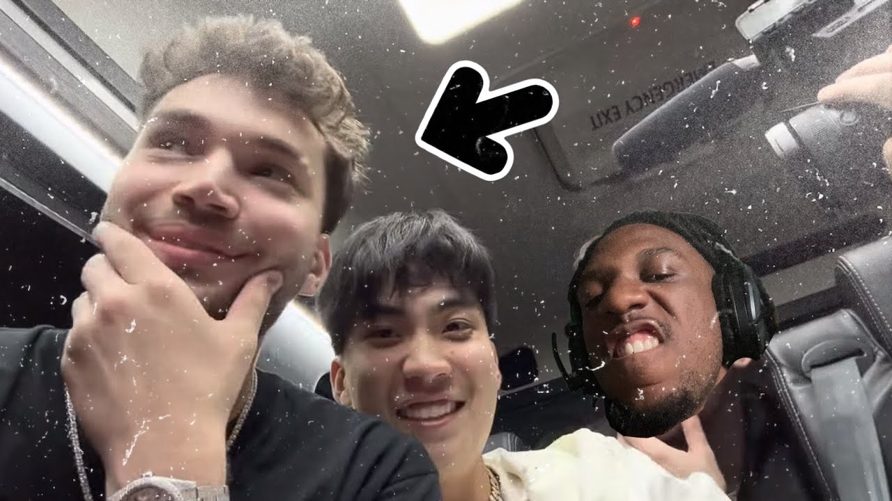ADIN AT TWITCHCON AND PULLS UP TO BRONNY PARTY W TRAVIS SCOTT ...