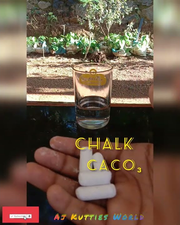 Vinegar,Chalk experiment that release 'Carbon Dioxide' #experiment ...