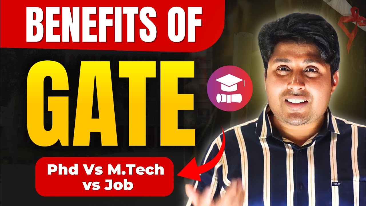 What is Benefits of GATE ? Phd Vs M.Tech vs Job | Mathstats @8810409392 ...