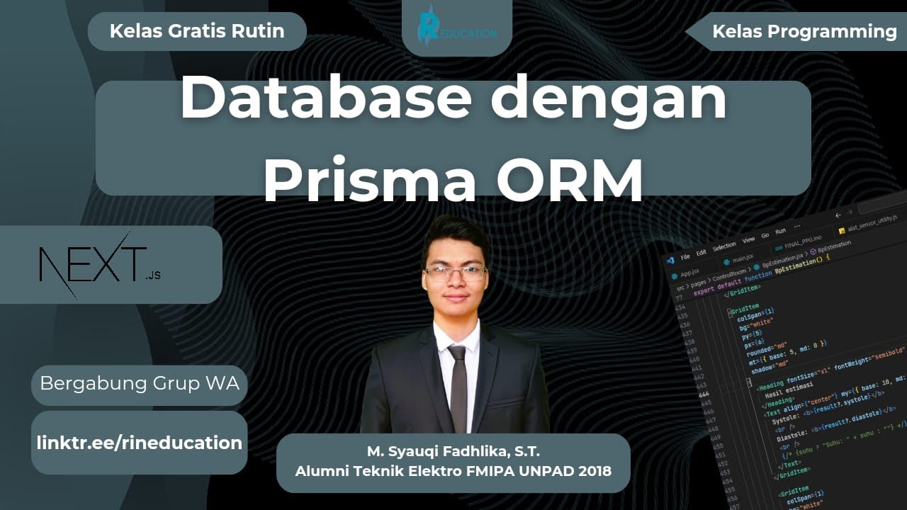 🔴Next JS #2 Prisma ORM - YouTube