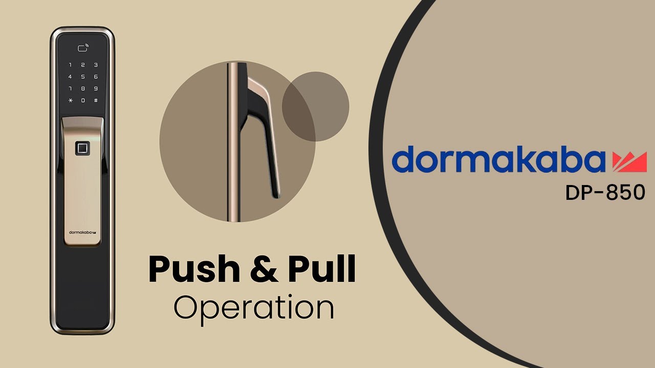 Unlocking Innovation: Dormakaba DP850 DDL Lock in Action - YouTube