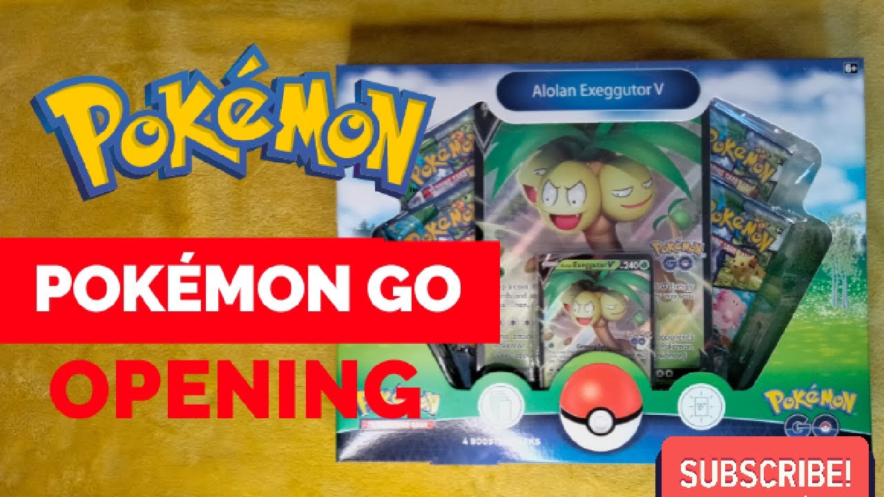 OPENING ANOTHER EXEGGUTOR V POKEMON GO BOX!!! - YouTube