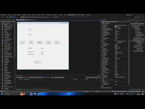 Formulario operaciones básicas C++ Windows Forms - YouTube