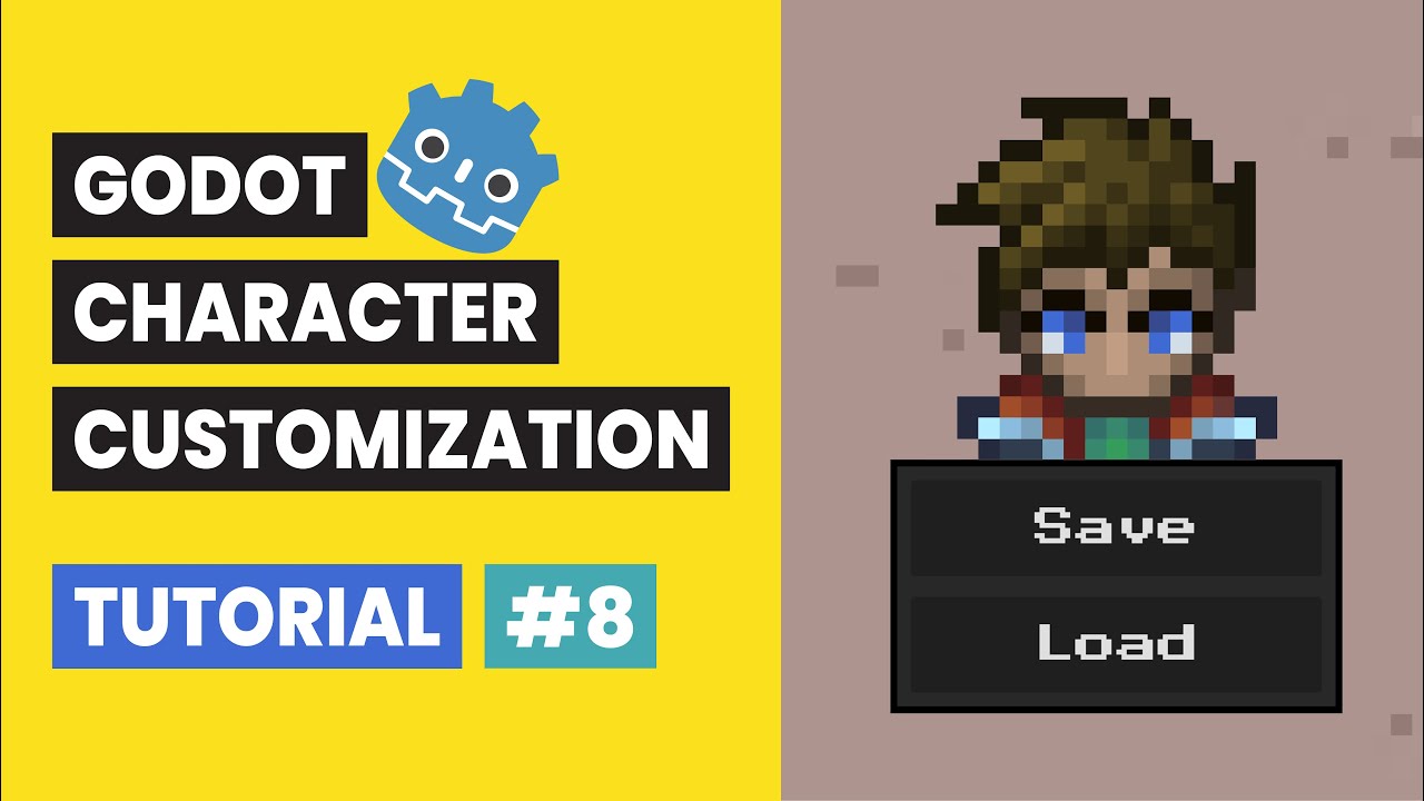 Godot Character Customization Tutorial #8: Save & Load Character - YouTube