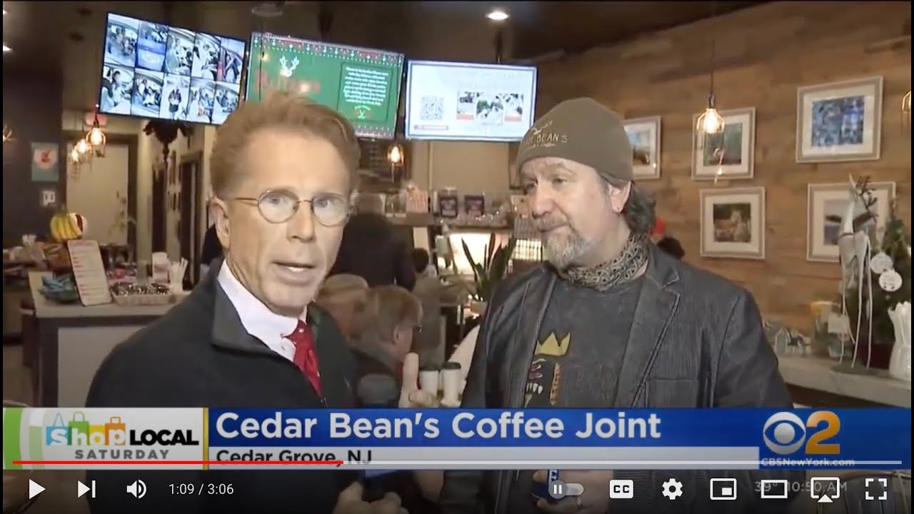 CBS News and John Elliot feature Cedar Bean's Coffee Joint - YouTube