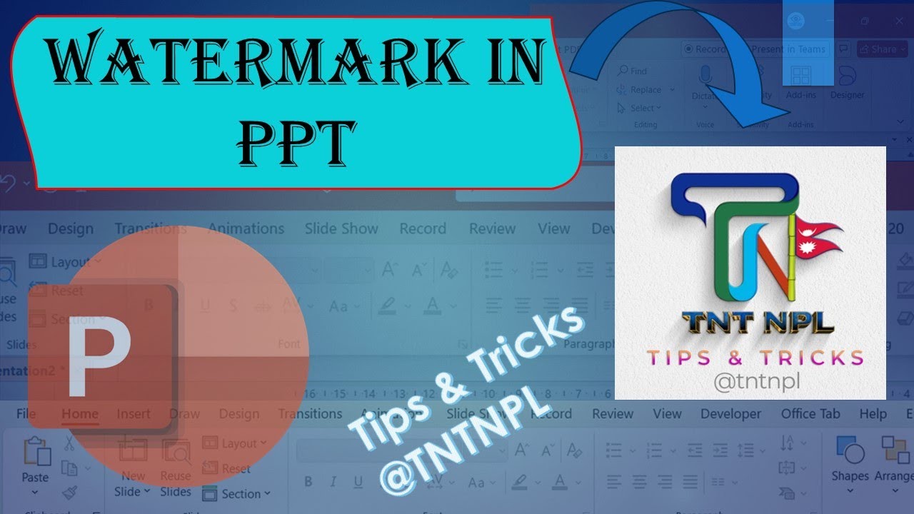 "How to Add a Logo as a Watermark in PowerPoint Presentation" - YouTube
