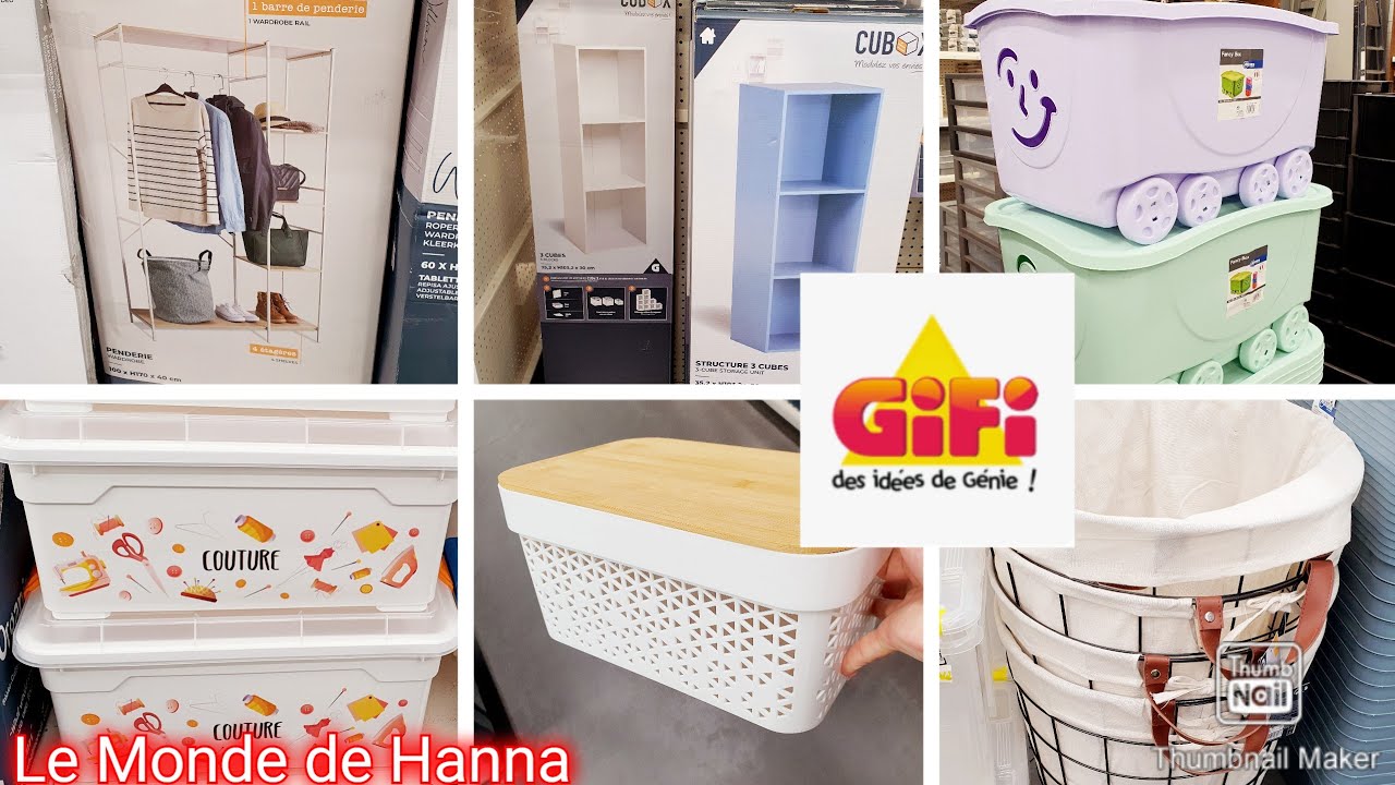 GIFI ARRIVAGE 05-02 RANGEMENT ORGANISATION MAISON 🏠 - YouTube