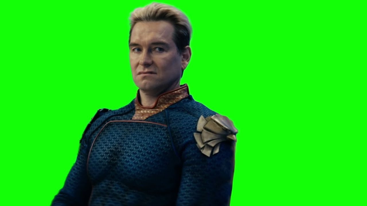 Homelander disgusted green screen - YouTube