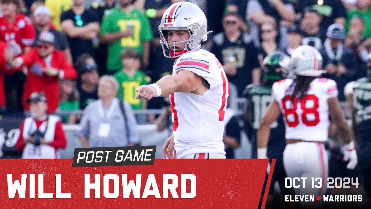 Will Howard hopes Oregon loss “lights a little fire under us,” says ...