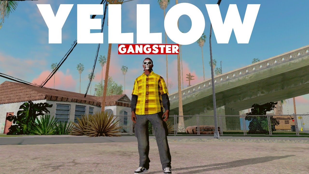 SHARE MOD SKIN KUNING KUNING LAGI GANGSTER || GTA SA ANDROID/SAMP - YouTube
