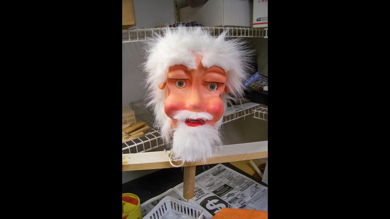 Santa part 23, how to make a ventriloquist dummy, figure out of wood ...