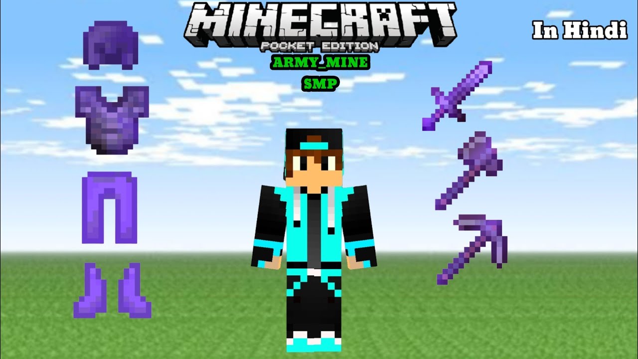 Upgrading My Armour Diamond To Netherite in Army_Mine Minecraft SMP ...