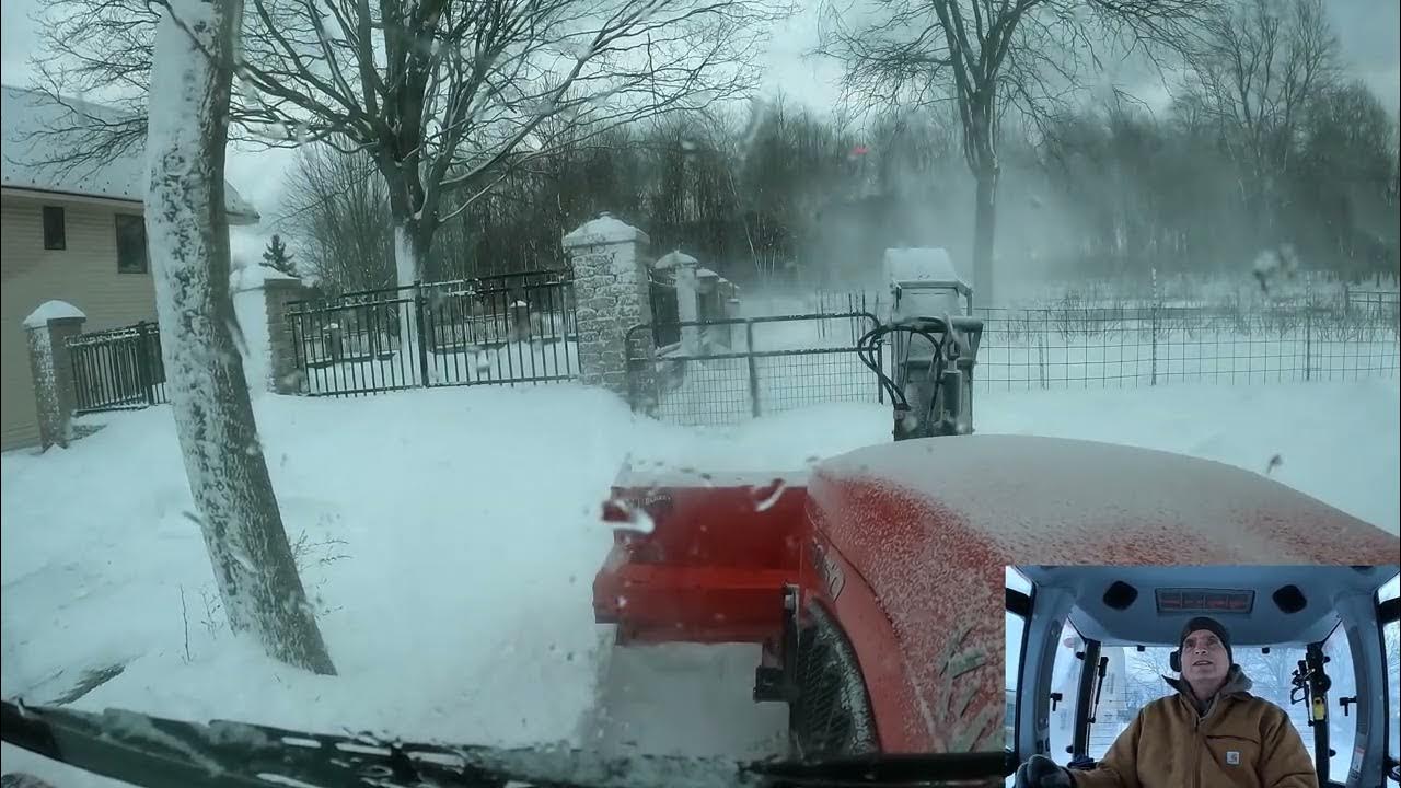 Snow Blowing Prep for a FedEx Delivery & Incoming Lake Effect Storm ...