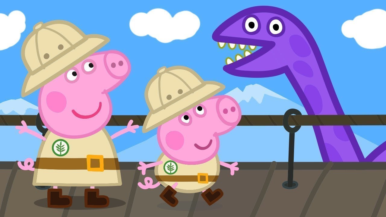 Peppa Pig English Episodes | Peppa Pig's and George's Dino Adventures ...