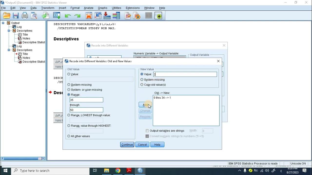 Convert Numeric Variable To Categorical Variable Part 2 Youtube