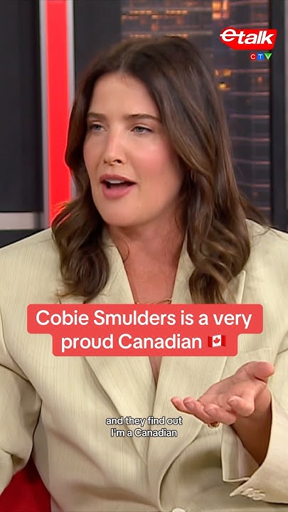 Cobie Smulders is a very proud Canadian 🍁 - YouTube