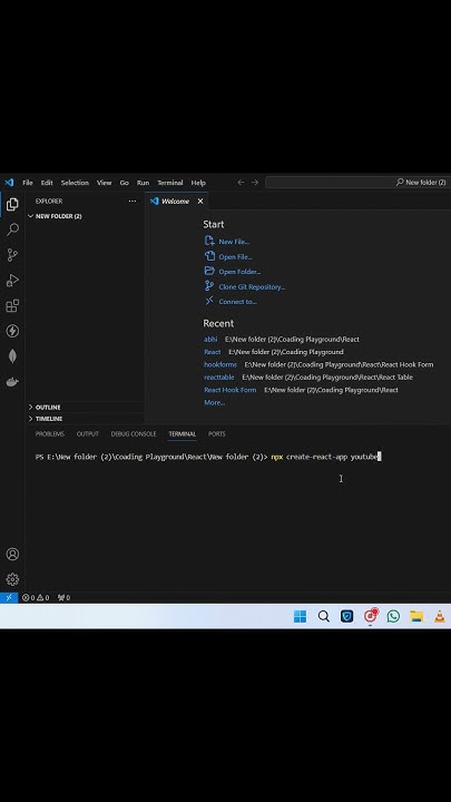 ReactJs 🔥 | npx create-react-app 🧐🙋♂️ #shorts #short @mastiwithcode ... ReactJs 🔥 | npx create-react-app 🧐🙋♂️ #shorts #short @mastiwithcode ...