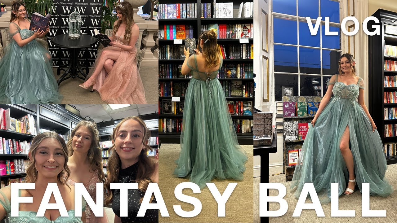 Come to a Fantasy Ball With Me | Bookish Event Vlog 📚 - YouTube