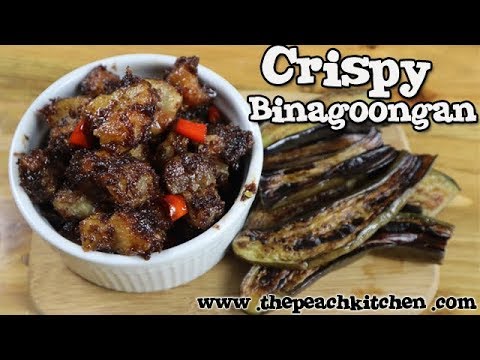 How To Cook Crispy Pork Binagoongan - YouTube