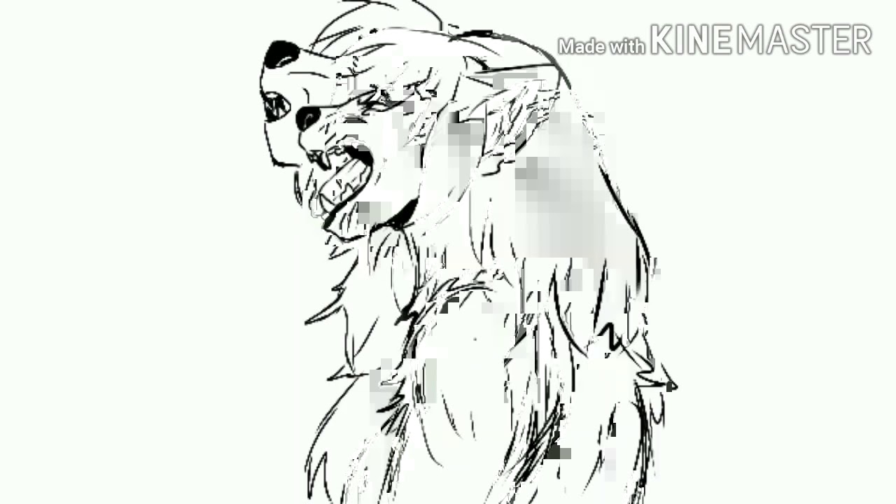 werewolf girl transformation my animation - YouTube