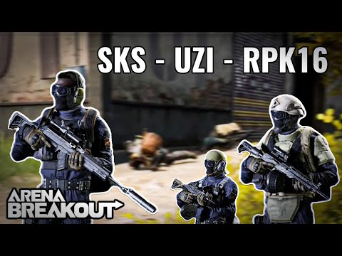 SKS/UZI /RPK16 - BEST GUN FOR FARM ARENA BREAKOUT - YouTube