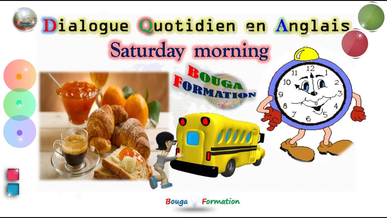 Dialogue Quotidien en Anglais : Saturday morning - YouTube