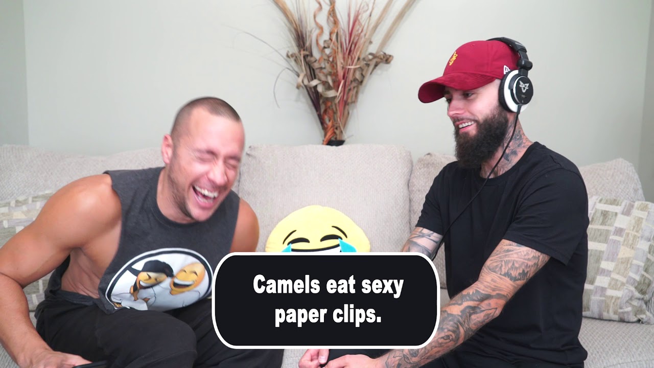 WHISPER CHALLENGE (Hilarious headphone game) | The Pun Guys - YouTube