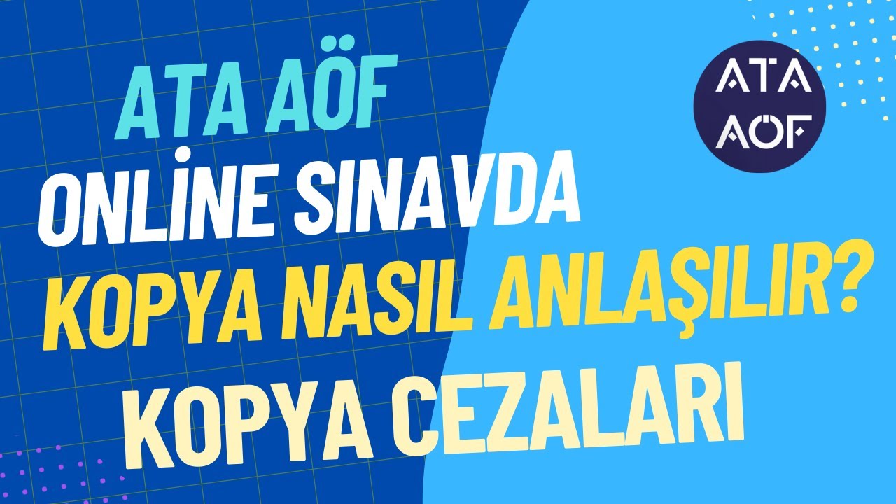 Online Sınavda Kopya Nasıl Tespit Edilir? Kopya Çekmenin Cezaları Neler ...
