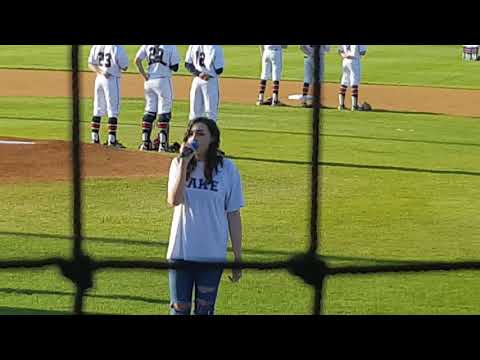 Sydney sings the national anthem - YouTube