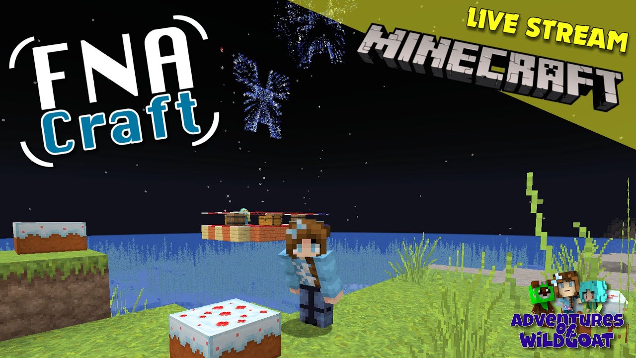 July Fireworks on FNACraft 1.19.2 - Public Minecraft Server - YouTube