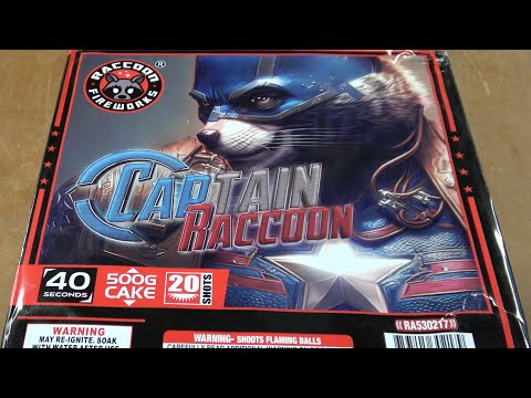 Captain Raccoon 20 shot 500g cake by Raccoon