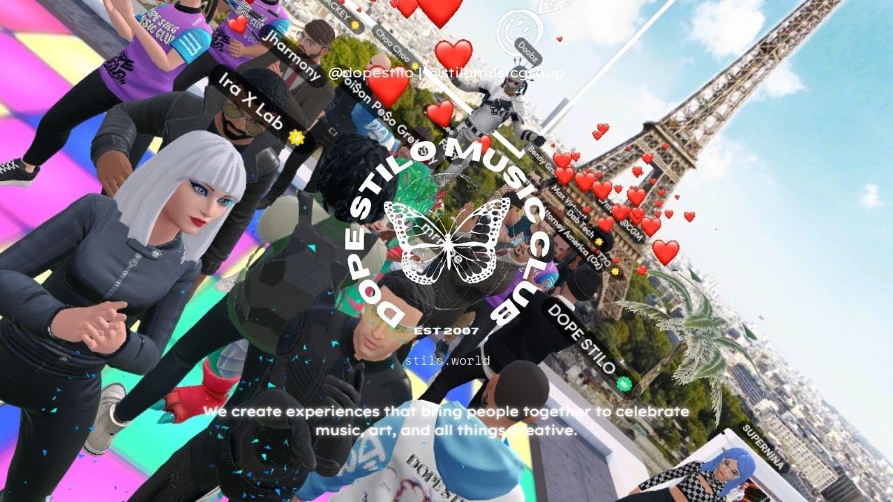 DOPE STILO MUSIC CLUB METAVERSE WORLD TOUR : PARIS - YouTube