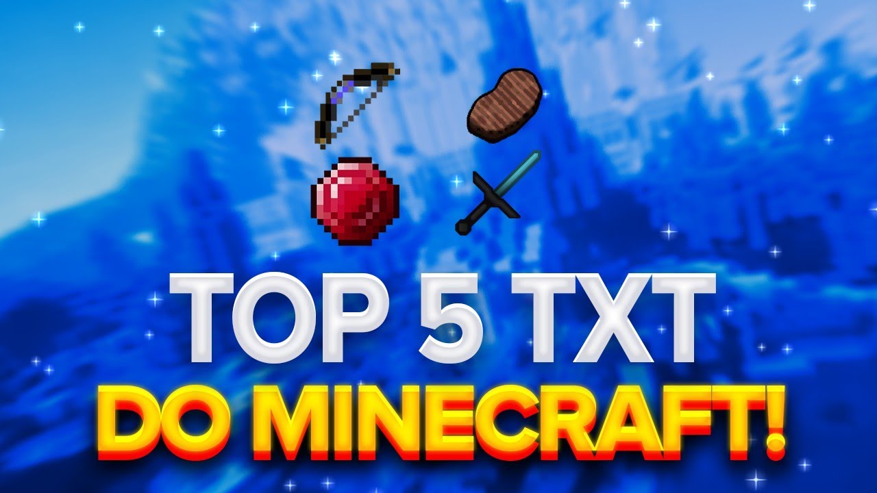 💣Top 5 txt do Minecraft 1.8!⚔️ KubotKox - YouTube