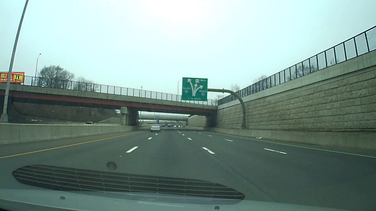 Interstate 95 southbound (exits 55-42) - Connecticut - YouTube