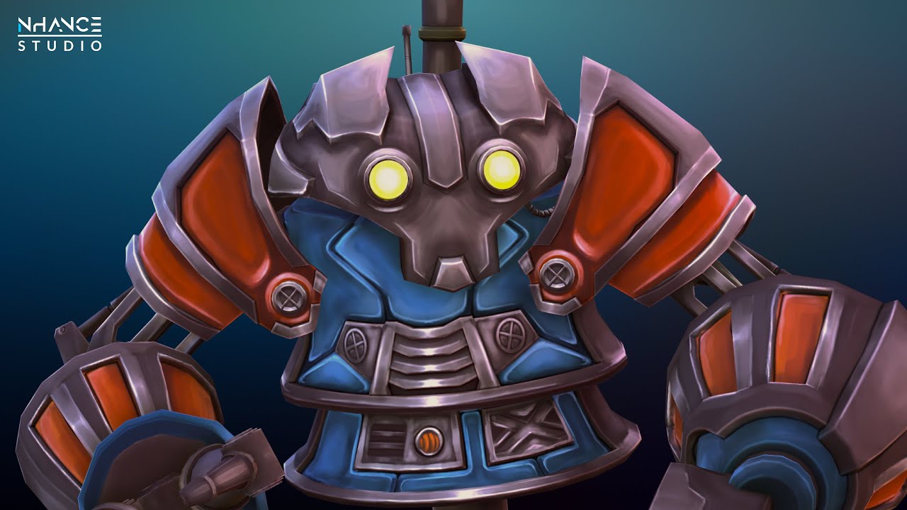 Stylized Mechabot: Features overview - YouTube