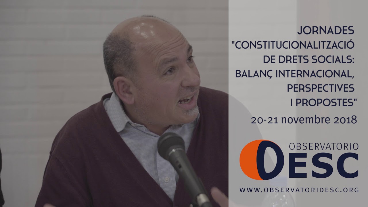 Christian Courtis - tancament de les jornades "Constitucionalització de ...