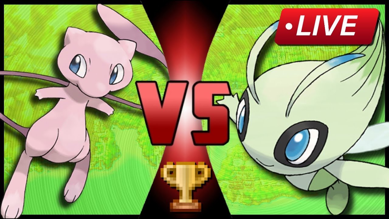 Pokemon Leafgreen- Mew VS Celebi LIVE - YouTube