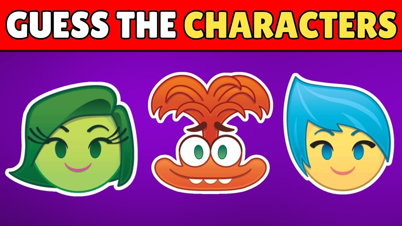 Guess the INSIDE OUT 2 Characters by Emoji 😁😭😱🤢😡 INSIDE OUT 2 Movie ...