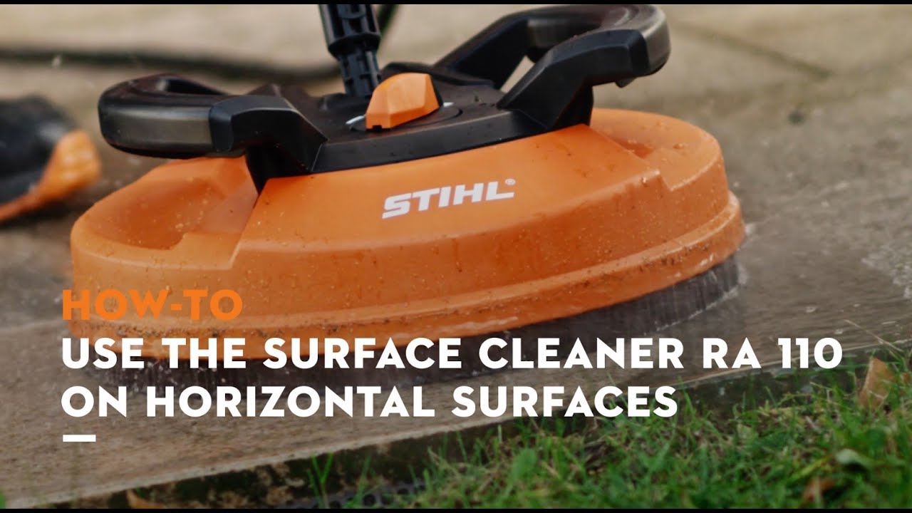 How to use the STIHL Surface Cleaner RA 101 - YouTube
